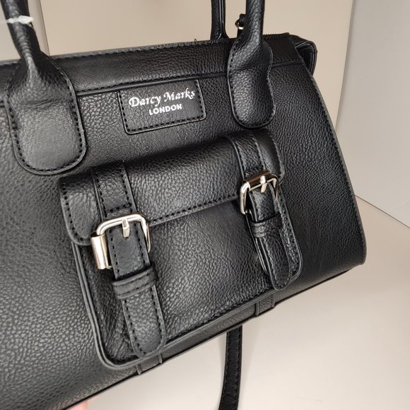 Darcy Mark's London | Bags | Darcy Marks London Black Vegan Leather ...